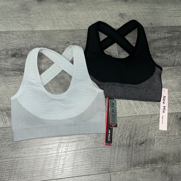 New Mix | Tops | Nwt New Mix Workout Bras | Poshmark